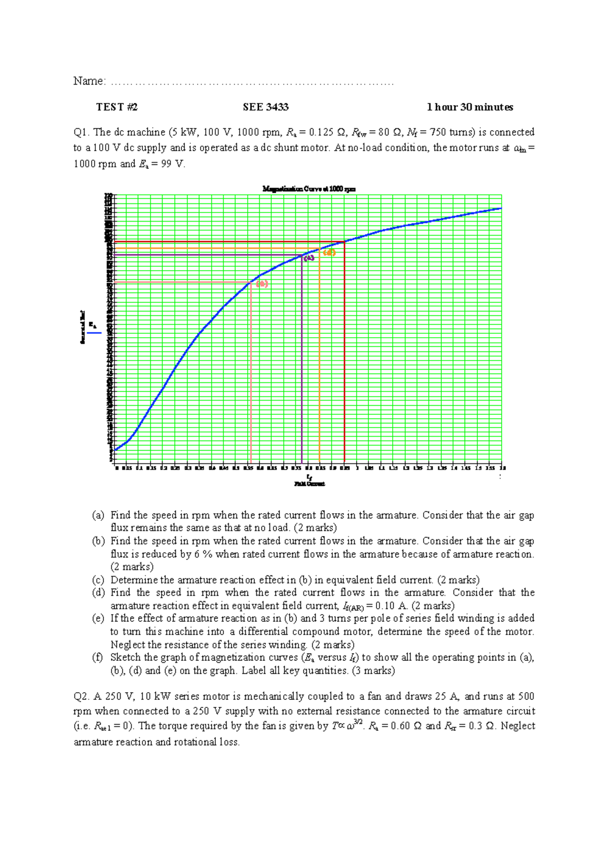 TEST 2 SET 1 - TEST 2 SAMPLE QUESTION - Name: - Studocu