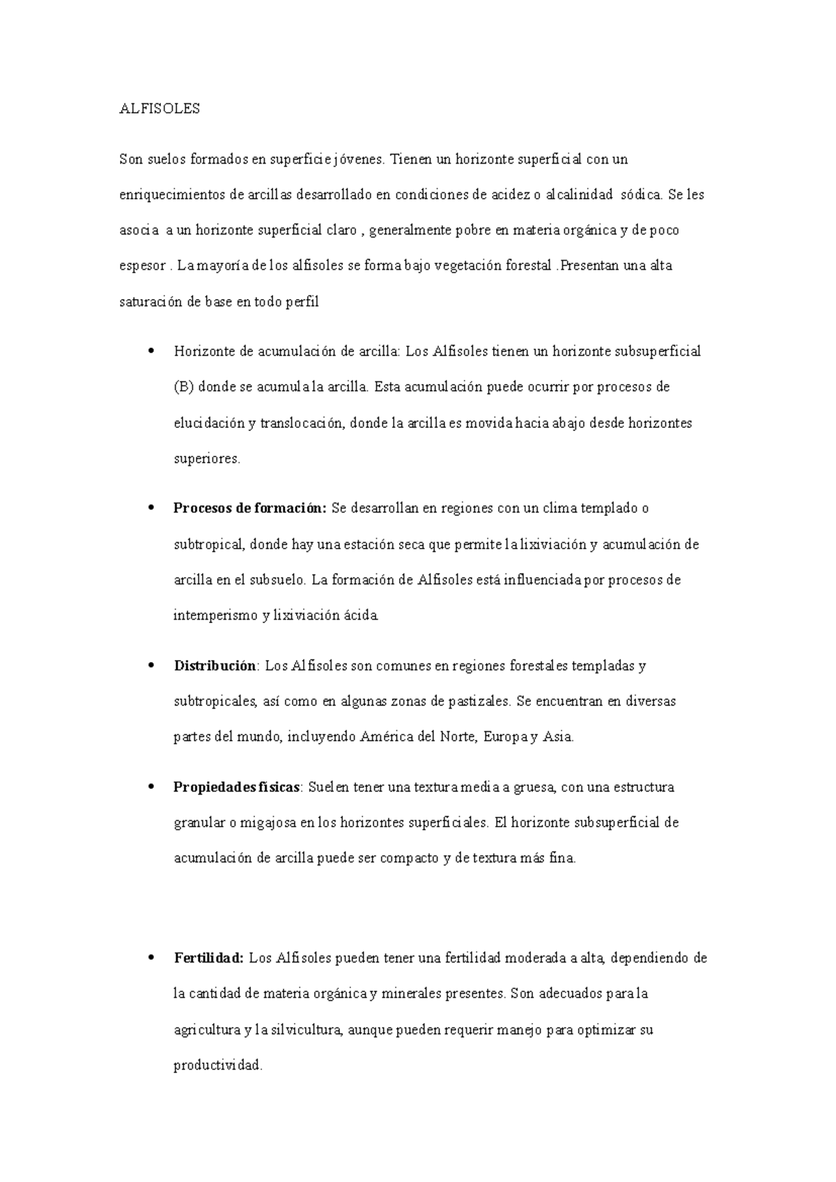 Azul alfisoles - sadsadas - ALFISOLES Son suelos formados en superficie ...