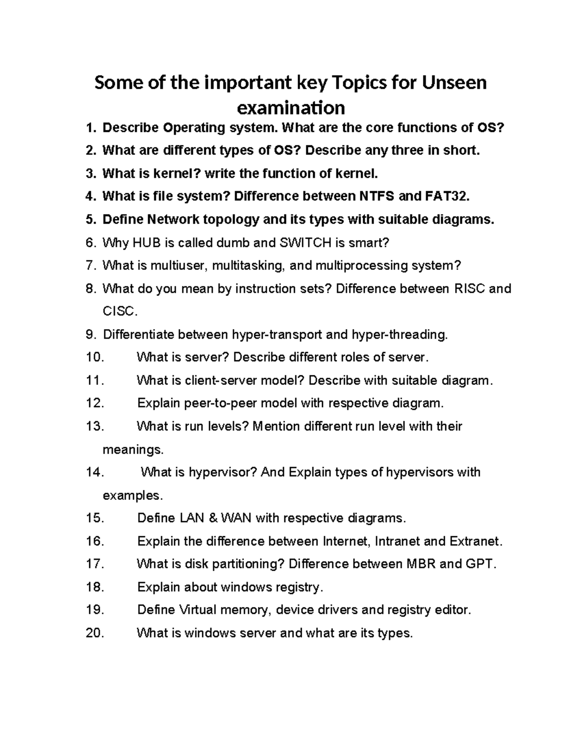 Unseen Examination Practicequestion 08b9e10e-a0fd-478c-9420 ...
