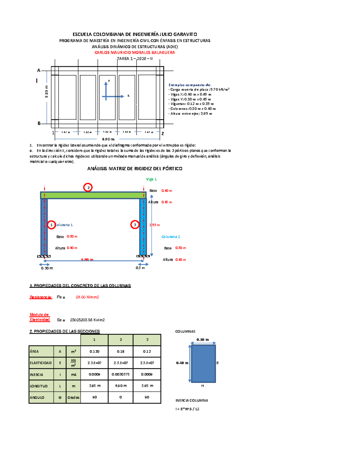 Tarea 1 - Carlos Mauricio Morales - Estatica - Warning: TT: undefined function: 32 Warning: TT ...