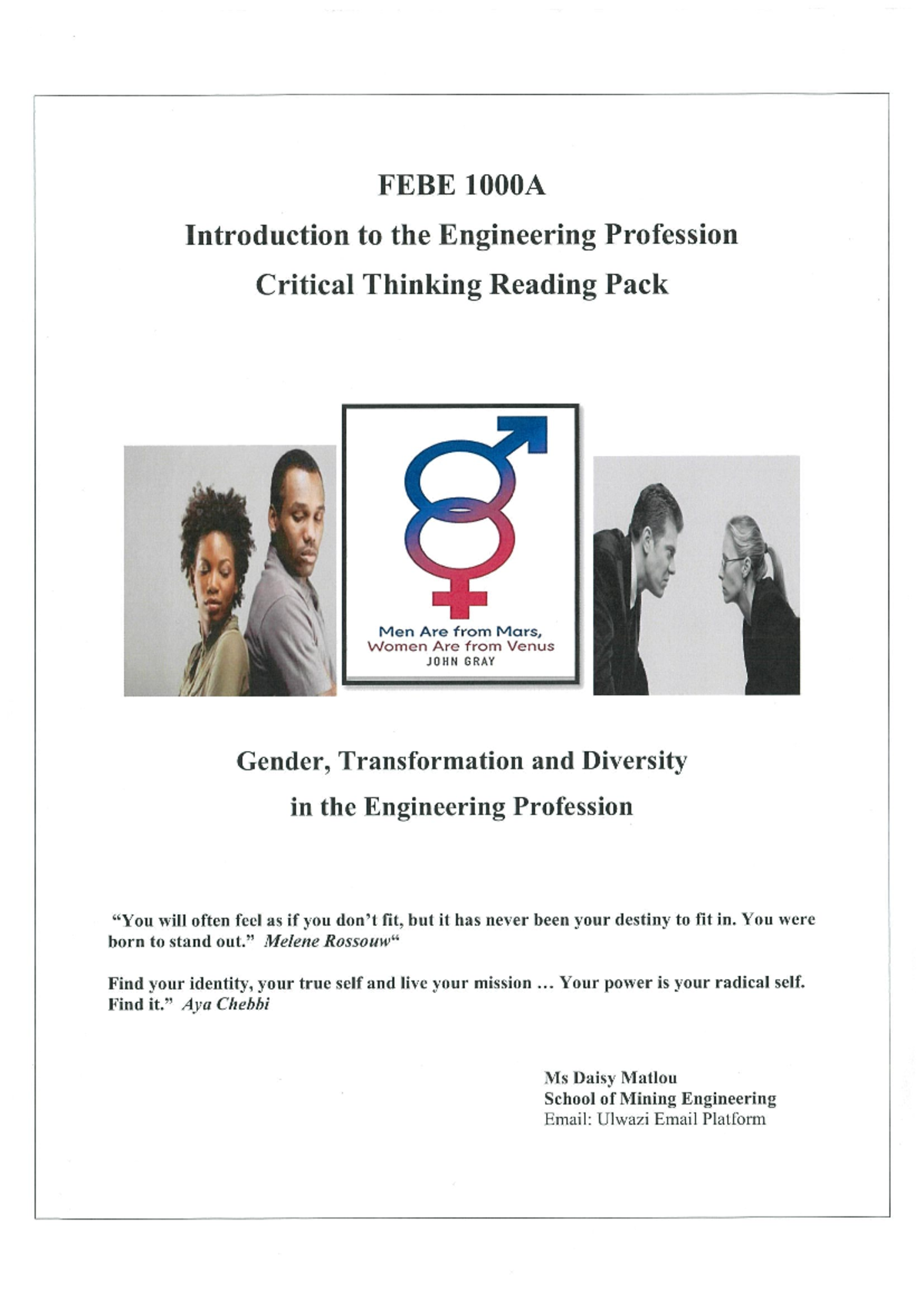 Reading Course Pack 2023 - Studocu