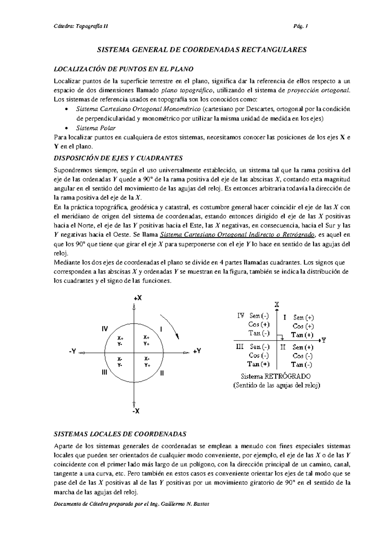 Sistema General DE Coordenadas Rectangulares - II 1 SISTEMA GENERAL DE ...