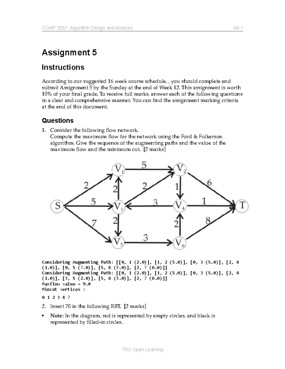 Assignment 5 Article On Alogrithms Comp 3051 Algorithm Design And Analysis A5 1 Assignment