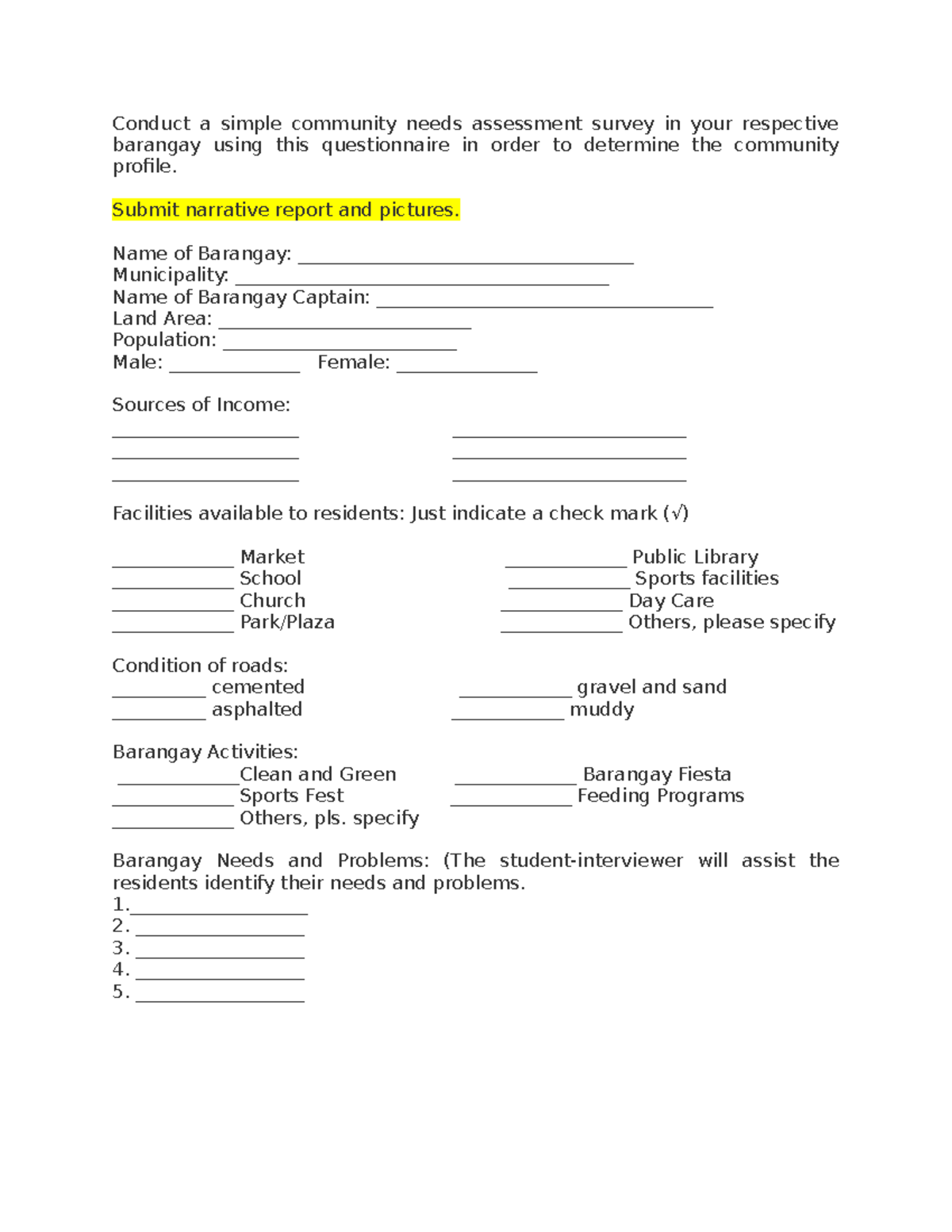 Understanding the Community Extension of a School - Conduct a simple ...