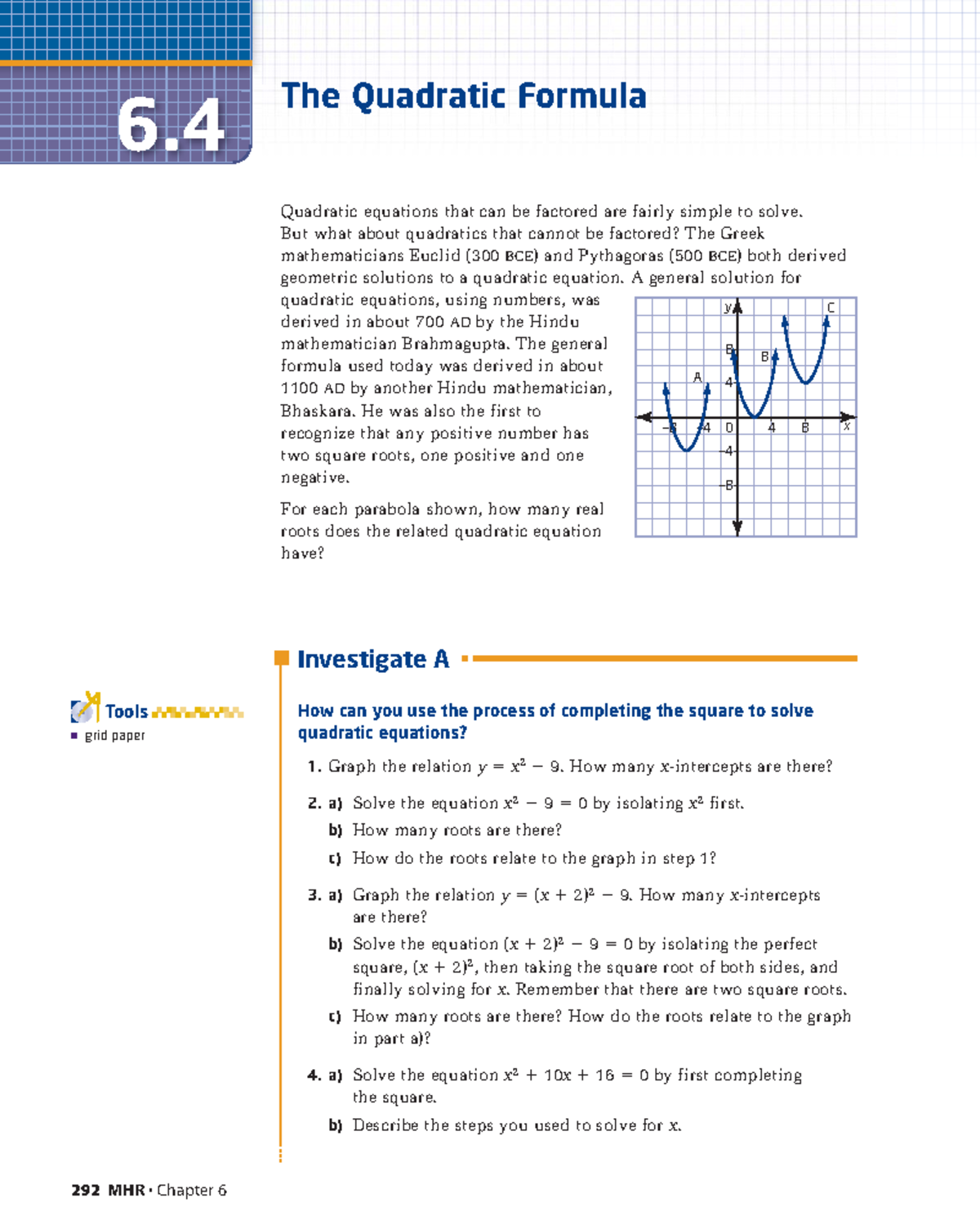 POM10 se Ch06 Sec6 4 page292to303 - 292 MHR • Chapter 6 6. The ...