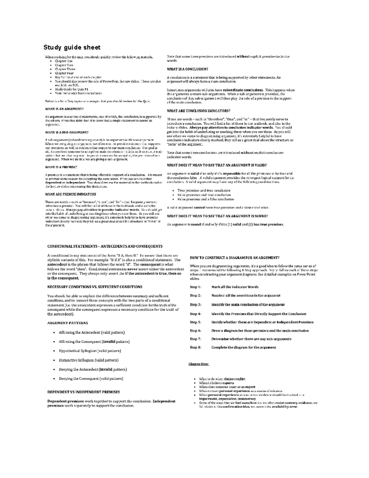 SSH QUIZ 2 Review - study guide - Study guide sheet Necessary ...