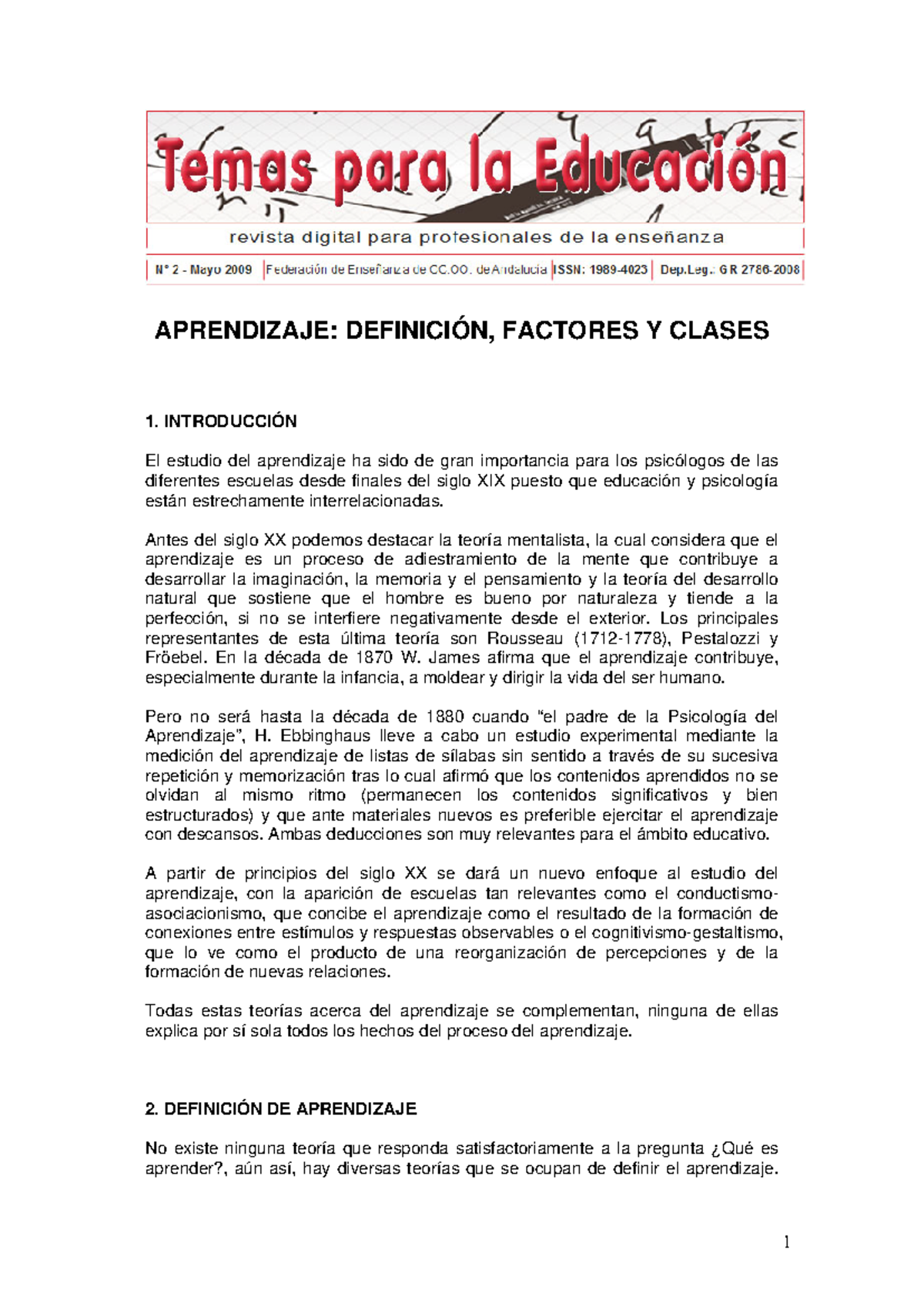 Aprendizaje definicion factores - APRENDIZAJE: DEFINICIÓN, FACTORES Y ...