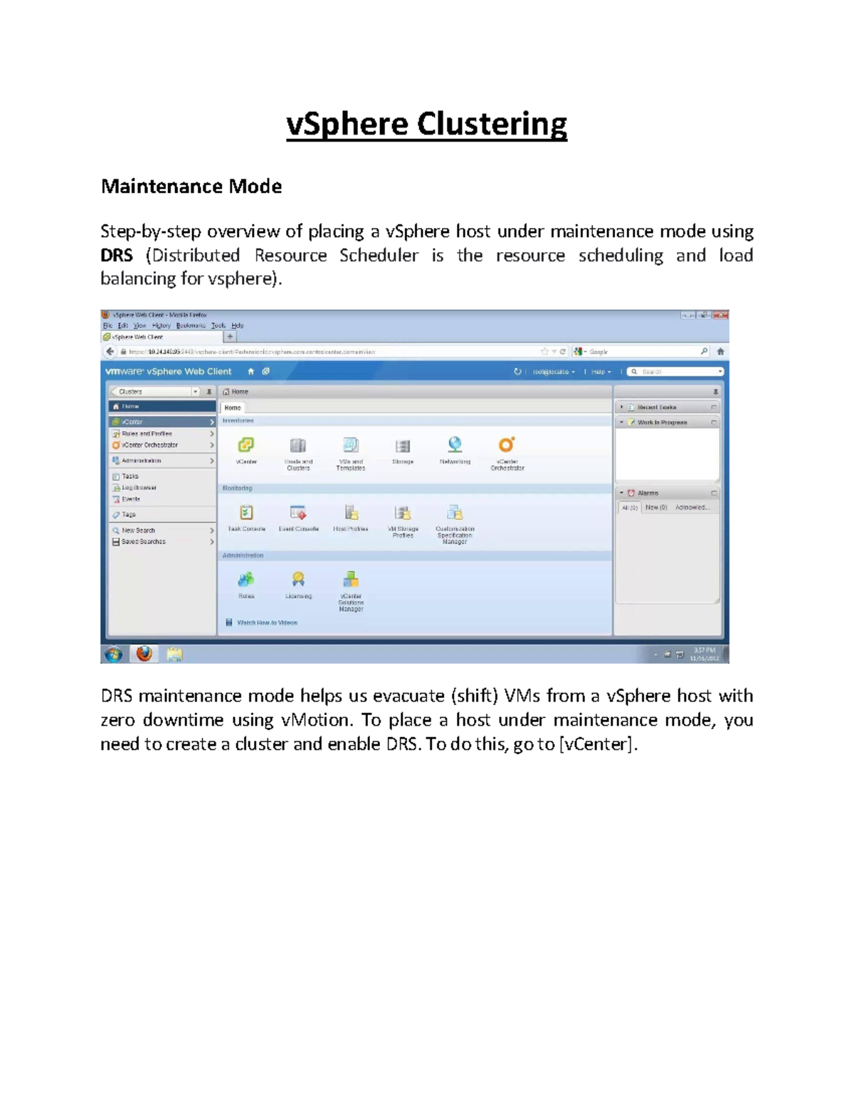 V Sphere Clustering Virtual System And Services Vsphere Clustering