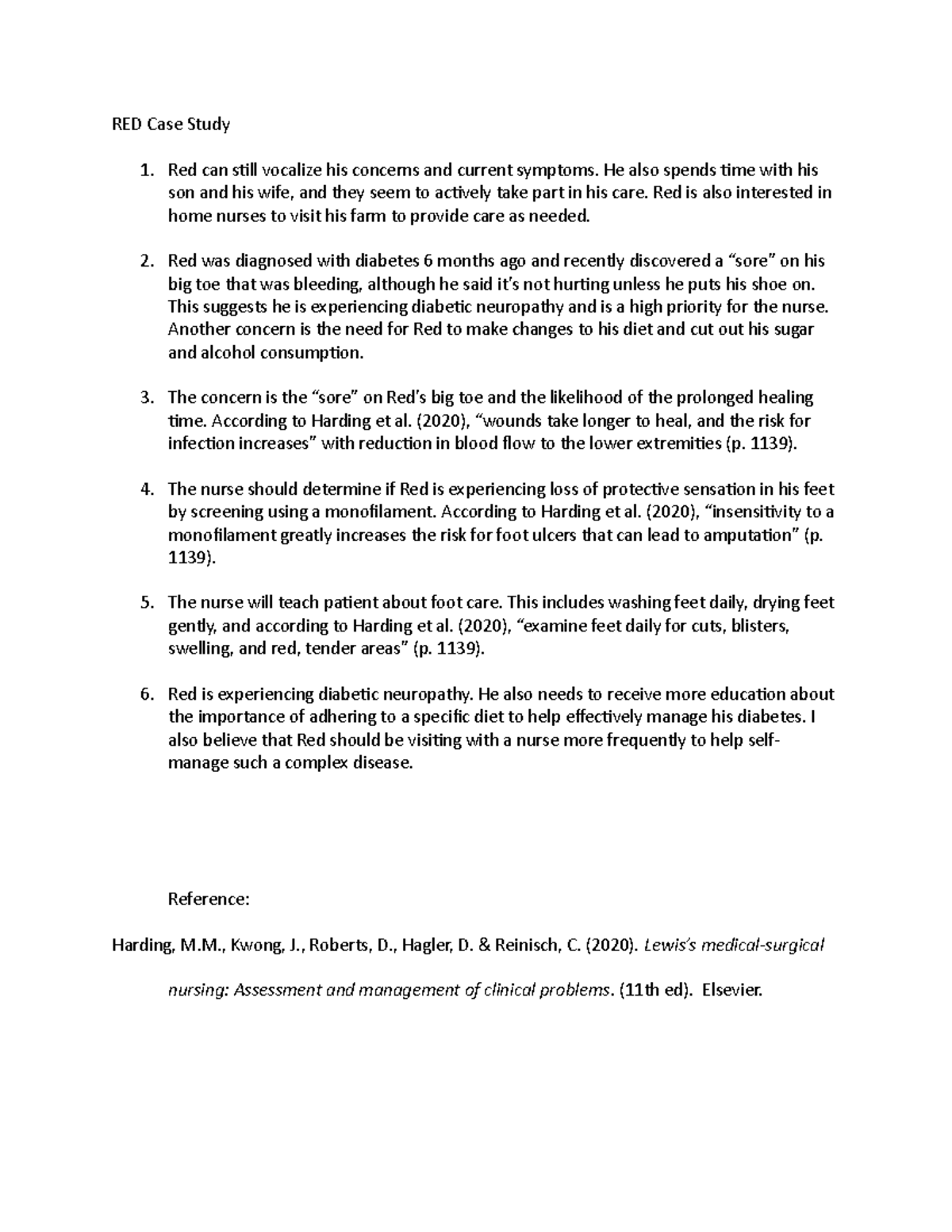 RED Case Study studocu - RED Case Study Red can still vocalize his ...