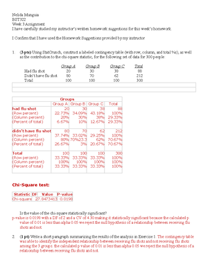 Week2Assignment-1 - week 2 assignment - Week 2 Assignment 1. (1 pt ...