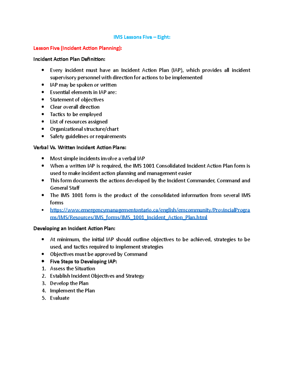 IMS Lessons Five-Seven - IMS Lessons Five – Eight: Lesson Five ...