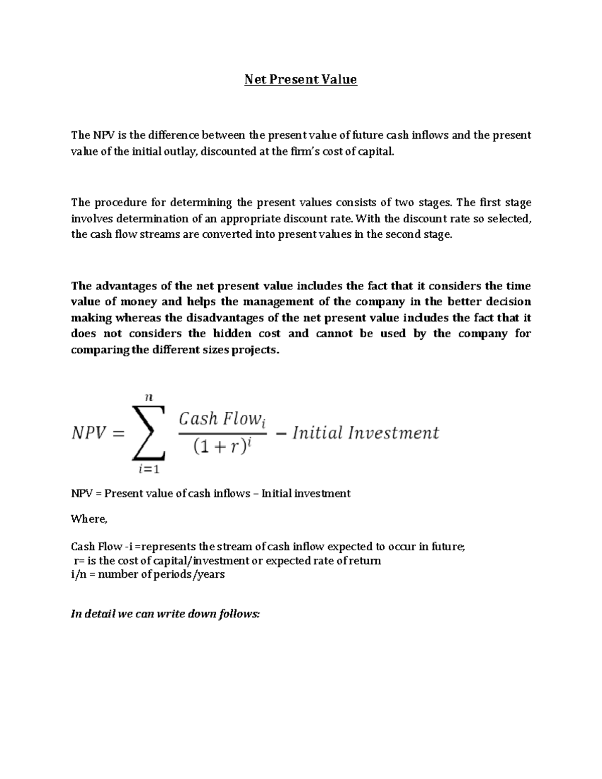111 Net Present Value The NPV Is The Difference Between The Present 111-net-present-value-the-npv-is-the-difference-between-the-present