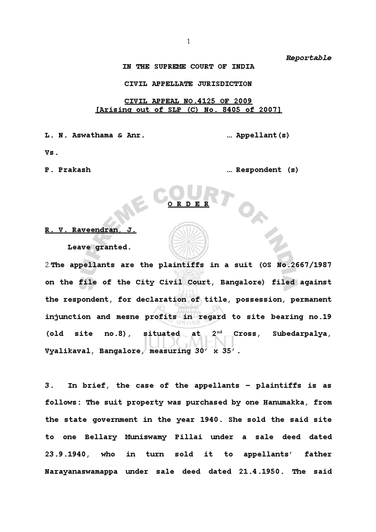 Judgement on mandatory injunction - Reportable IN THE SUPREME COURT OF ...
