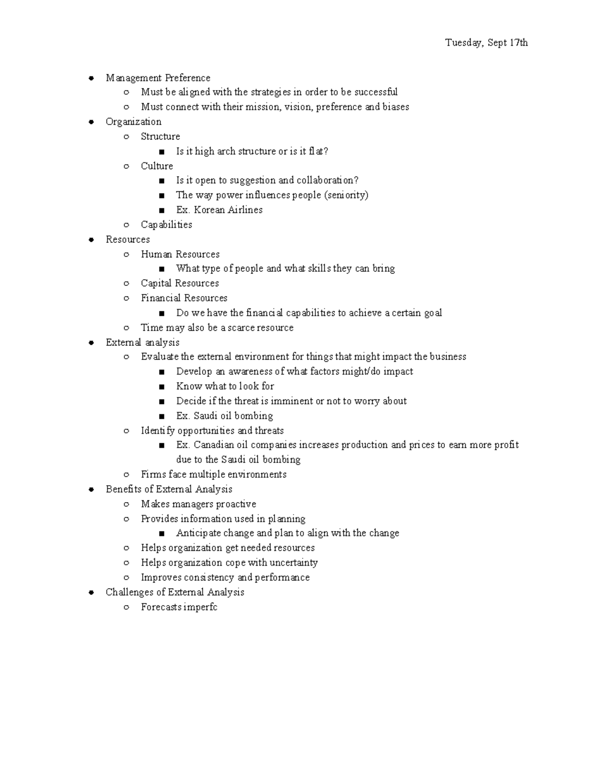 BU111 Sept 17th - Diamond-E Model lecture - Tuesday, Sept 17th ...