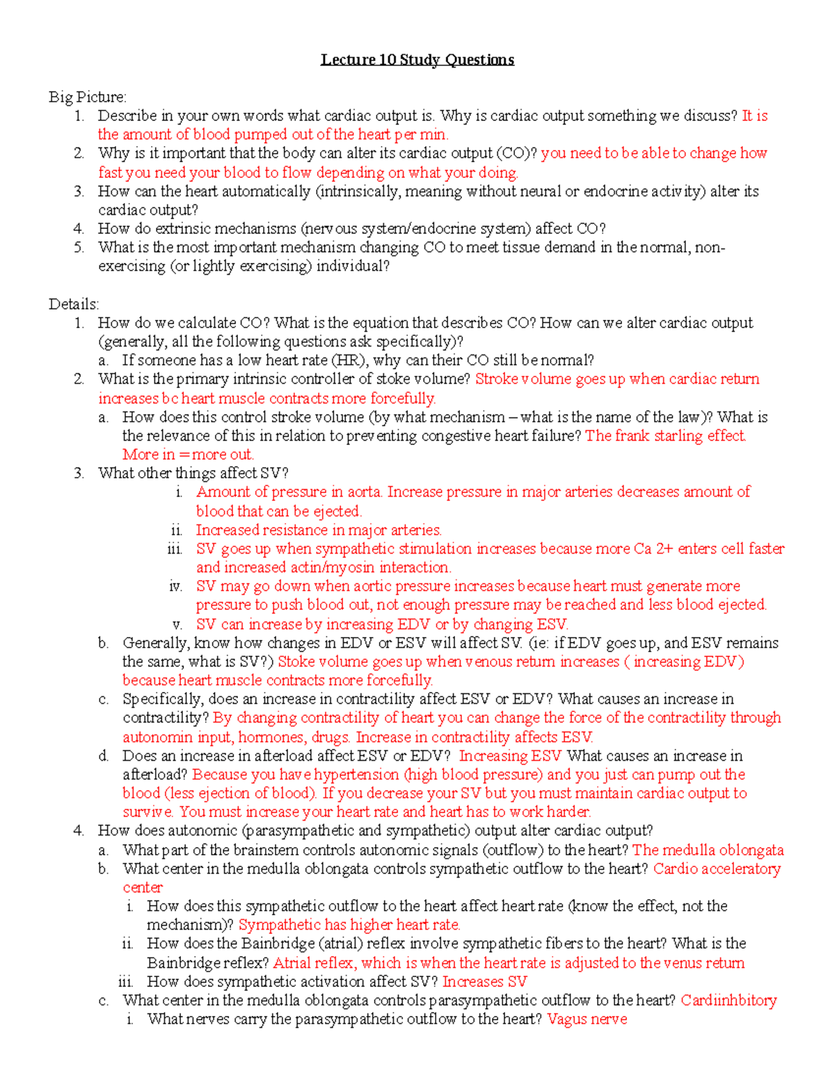 Lecture 10 Study Questions - Lecture 10 Study Questions Big Picture: 1 ...