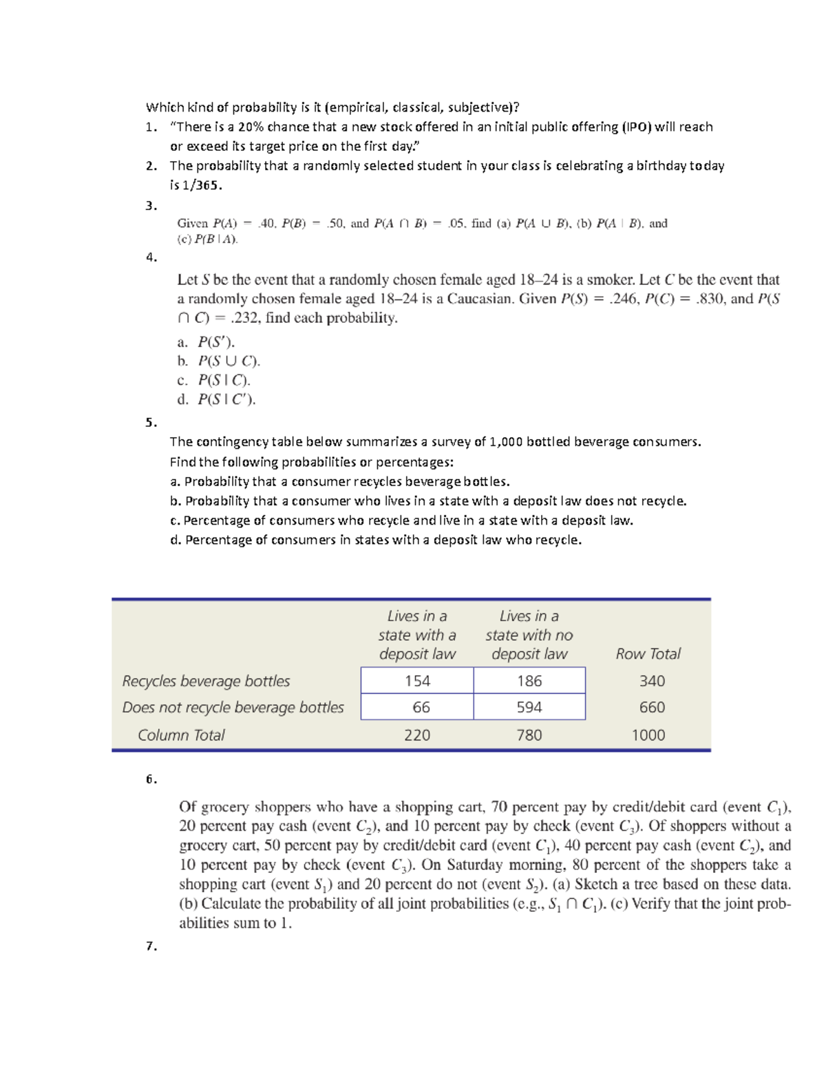 Chapter 5 - slides - Which kind of probability is it (empirical ...