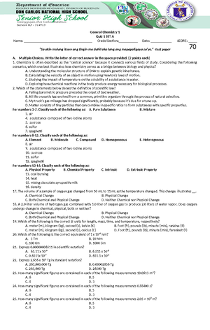 Math6 Q2 Mod1 Fractions and Ratio v6 - Mathematics Quarter 2 – Module 1: Relating Fraction and ...