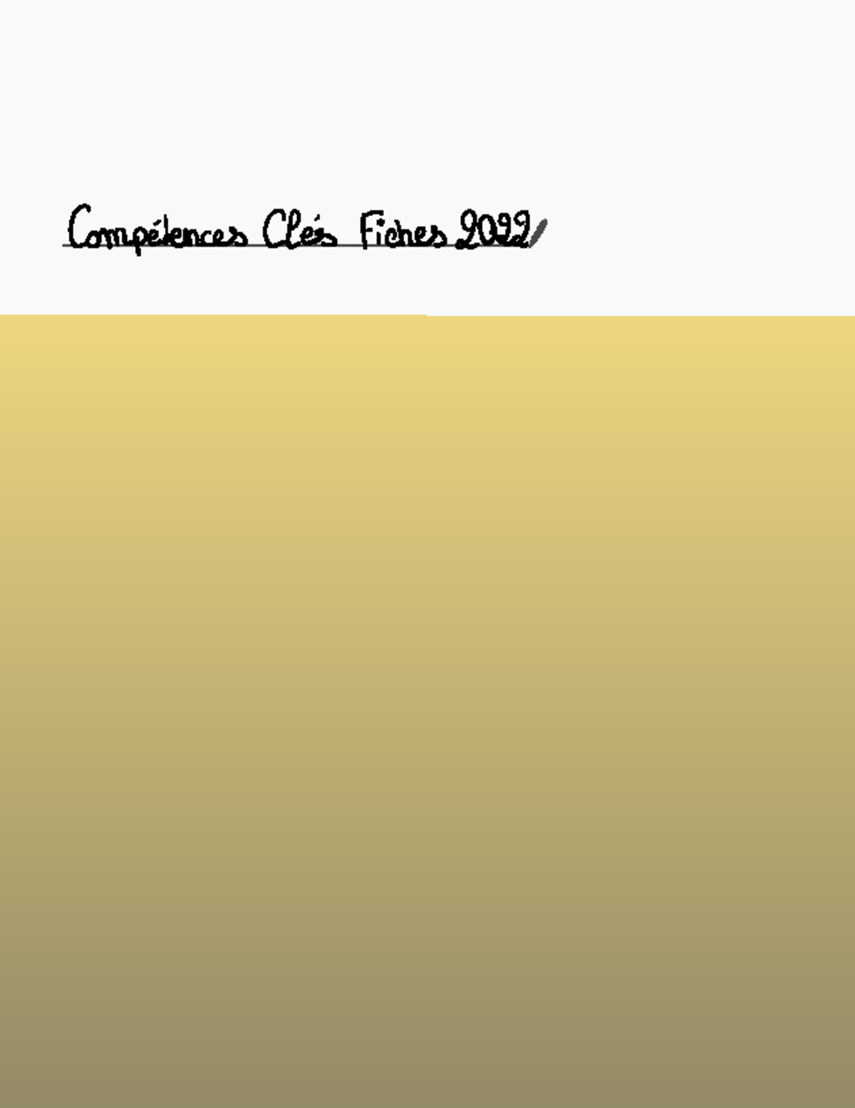 Fiche Compétences Clés - Compétences Clés Fiches Planning de revision ...