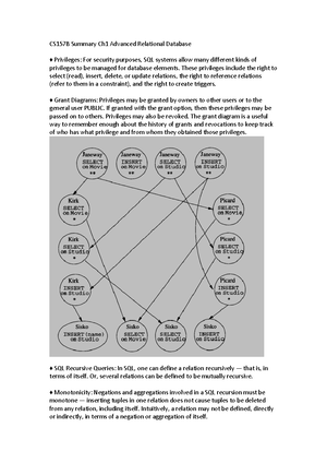 CS157A Exercise Ch3 - Practice for chapter 3 - CS157A Exercise Ch3 Design Theory for relational ...