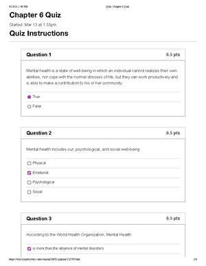 Quiz Chapter 10 Quiz - answers for health quiz - Chapter 10 Quiz ...