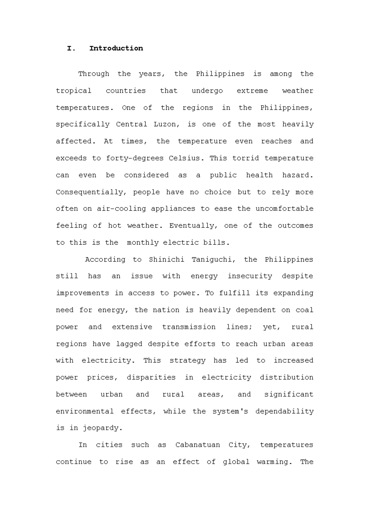 Introduction I Through The Years The Philippines Is Among The