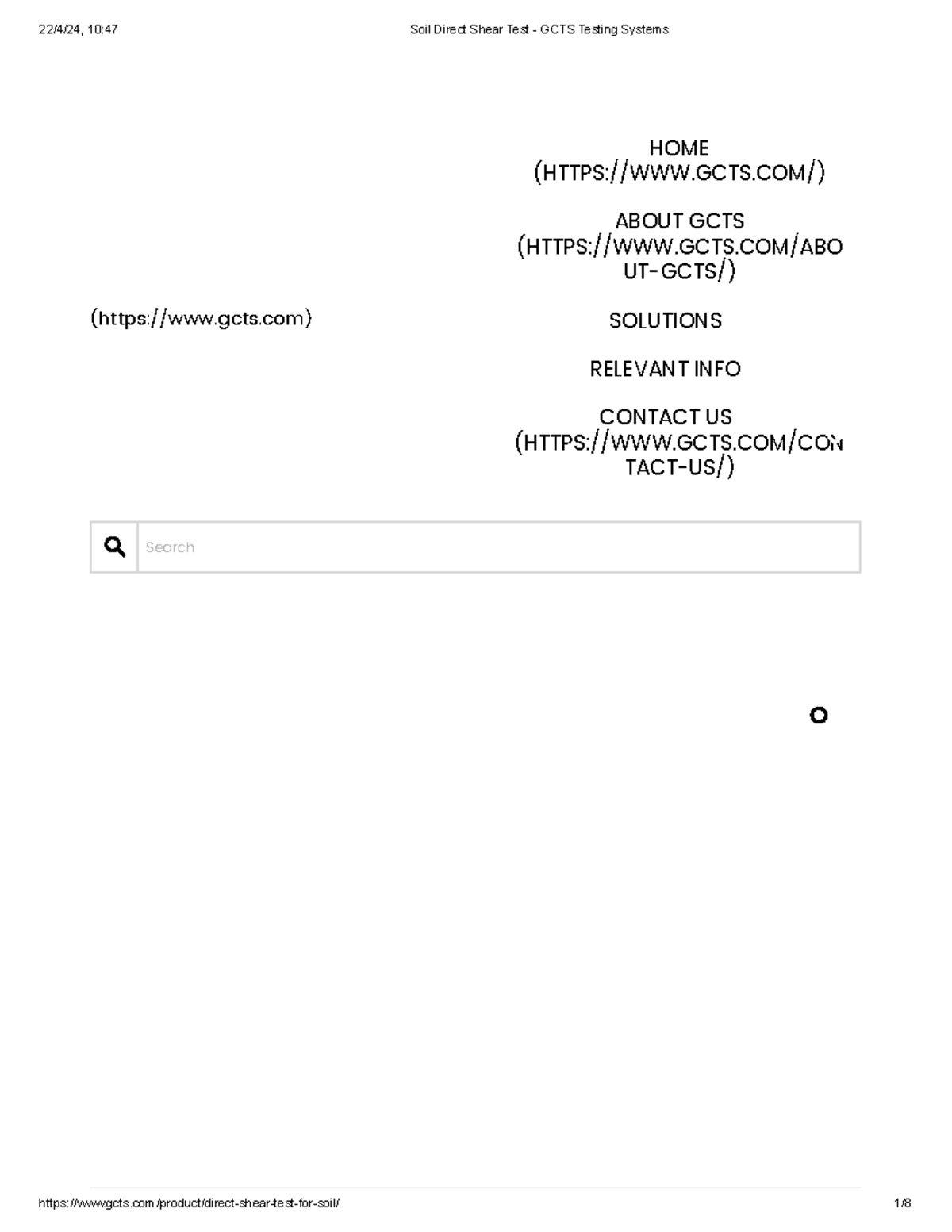 Soil Direct Shear Test - GCTS Testing Systems - ####### (gcts) HOME ...