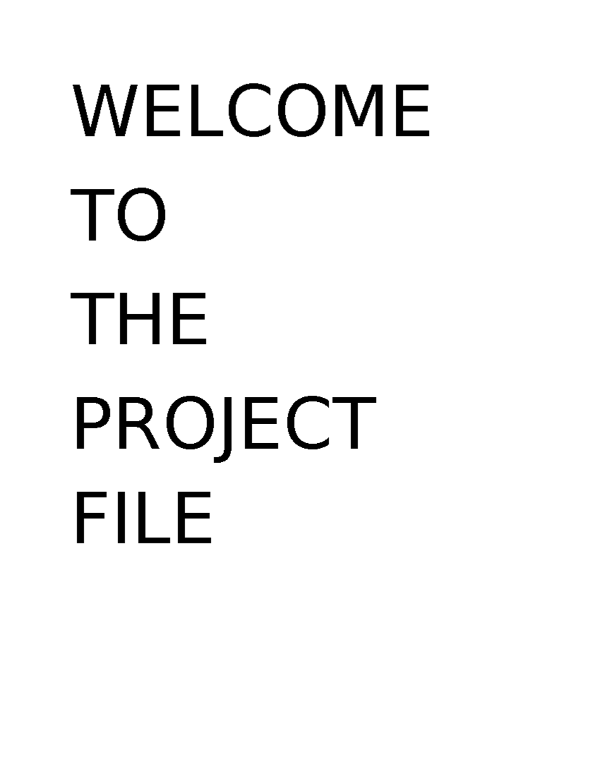 Project file major - hii - WELCOME TO THE PROJECT FILE Abstract ONLINE ...