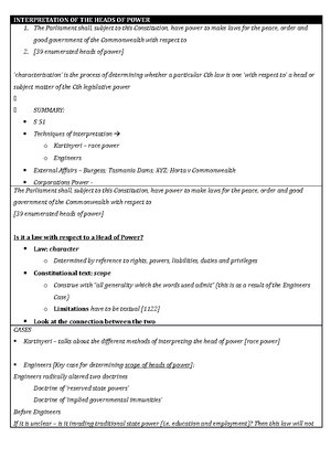 Federalism - Short notes and diagrams - Representative government vs ...