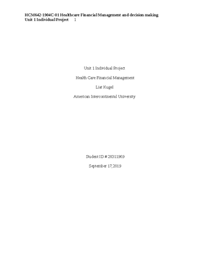 Study 2020 - 1 Running Head: CASE STUDY Ashley Carter American ...