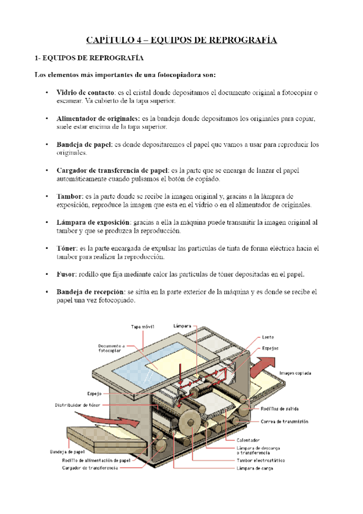 Capítulo 4 Equipos DE Reprografía - PDF Descargar libre - historia del ...