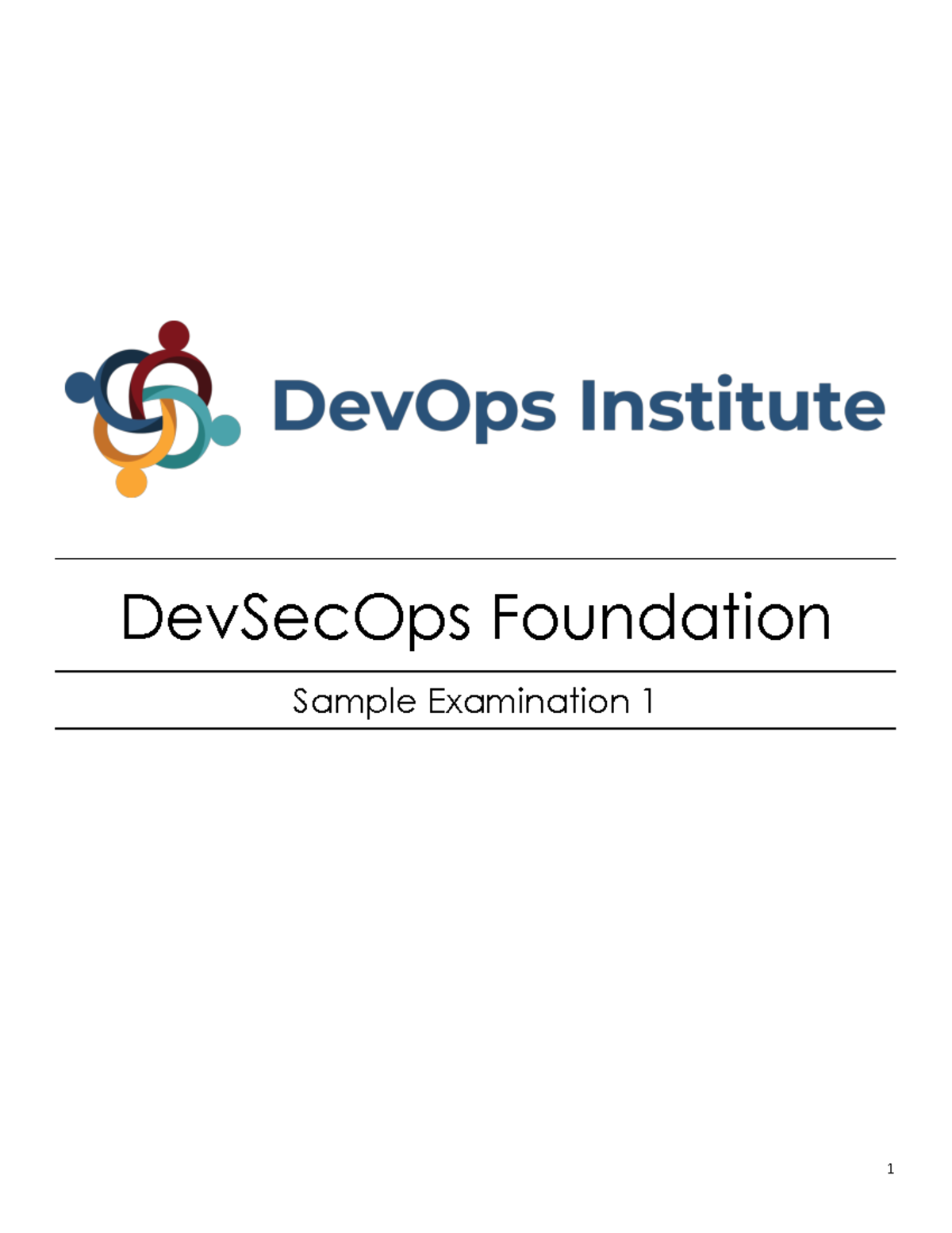 DSOF v2 - Summary nuclear chemistry - 1 DevSecOps Foundation Sample Examination 1 Which BEST ...
