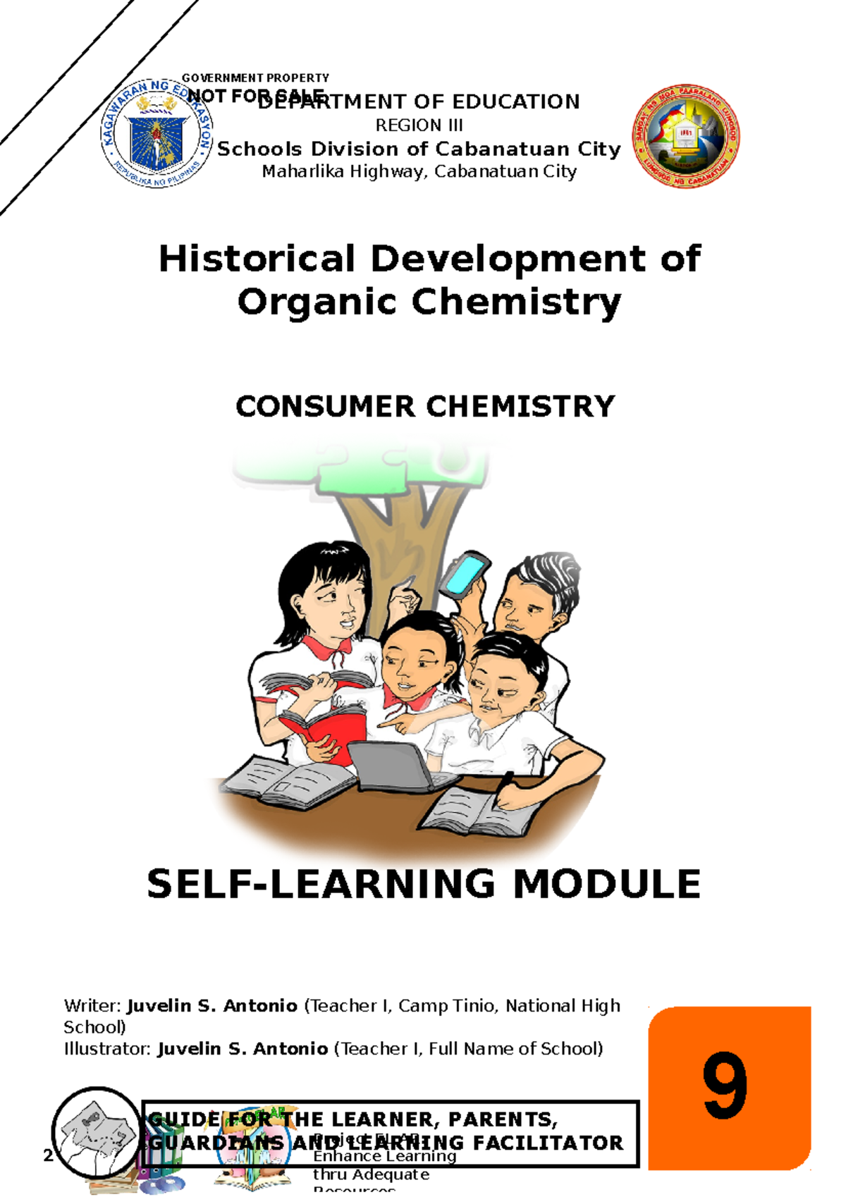 SLModule CON CHEM Q1WEEK2 - SELF-LEARNING MODULE GUIDE FOR THE LEARNER ...