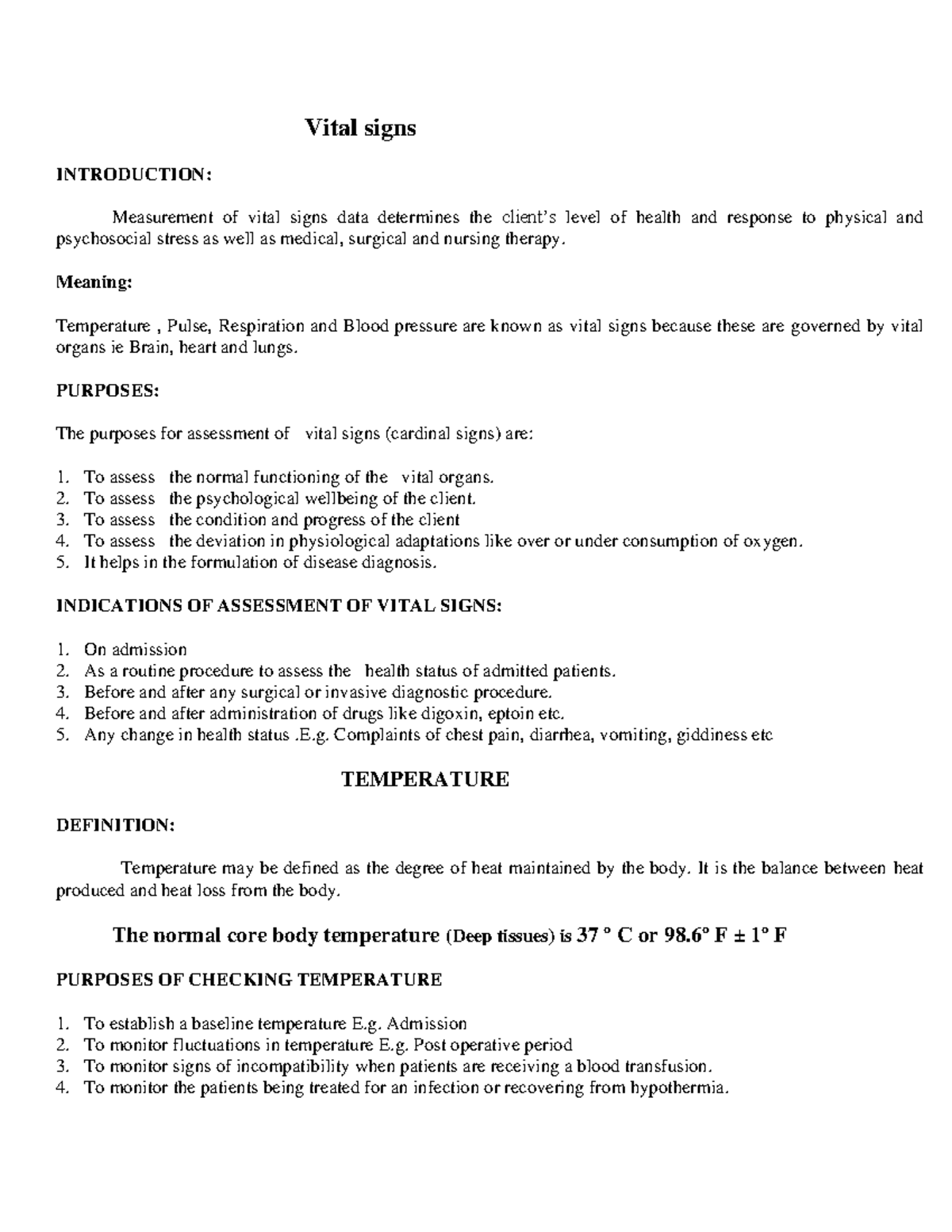 Vitals - Anu - Vital signs INTRODUCTION: psychosocial stress as well as ...