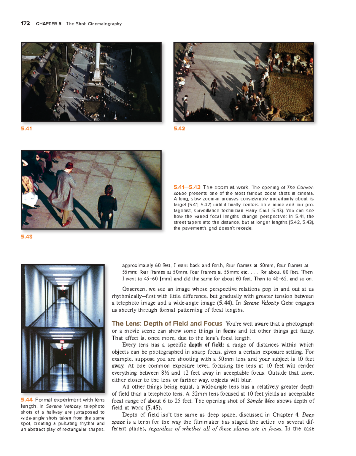 The Lens Depth of Field and Focus - 172 CHAPTER 5 The Shot ...