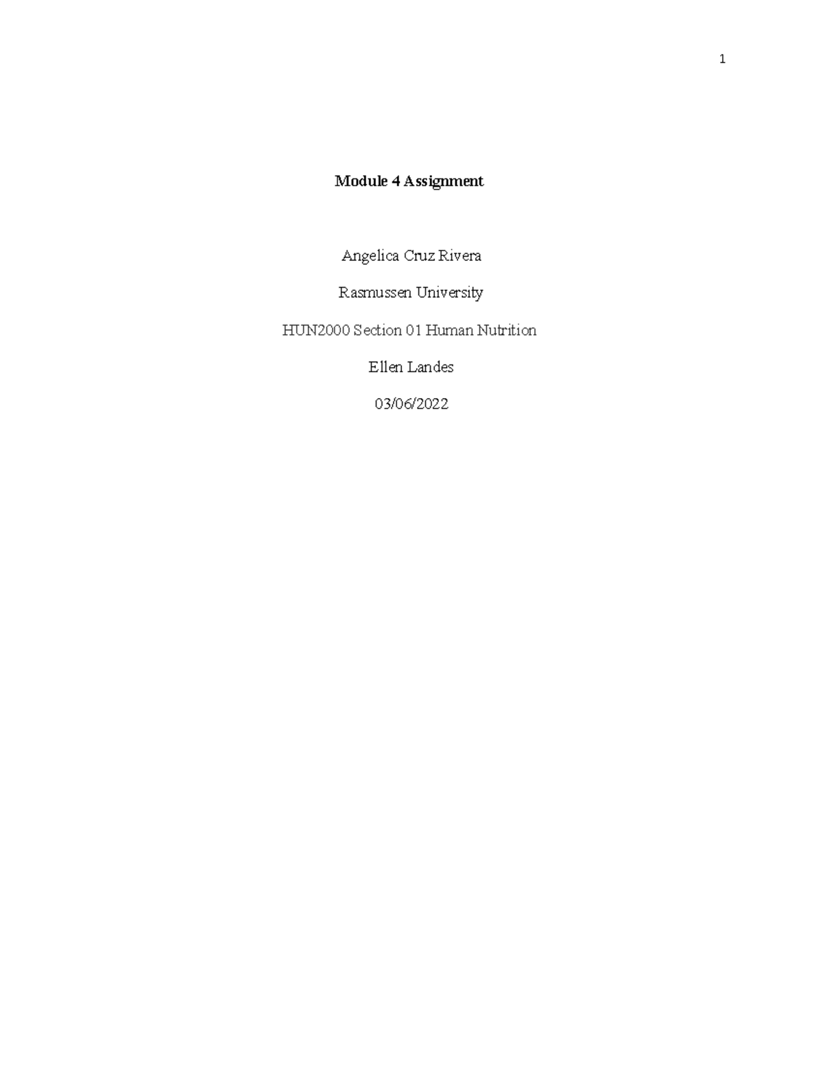 ACruz Rivera Module 4Assignment 02282022 - Module 4 Assignment Angelica Cruz Rivera Rasmussen ...