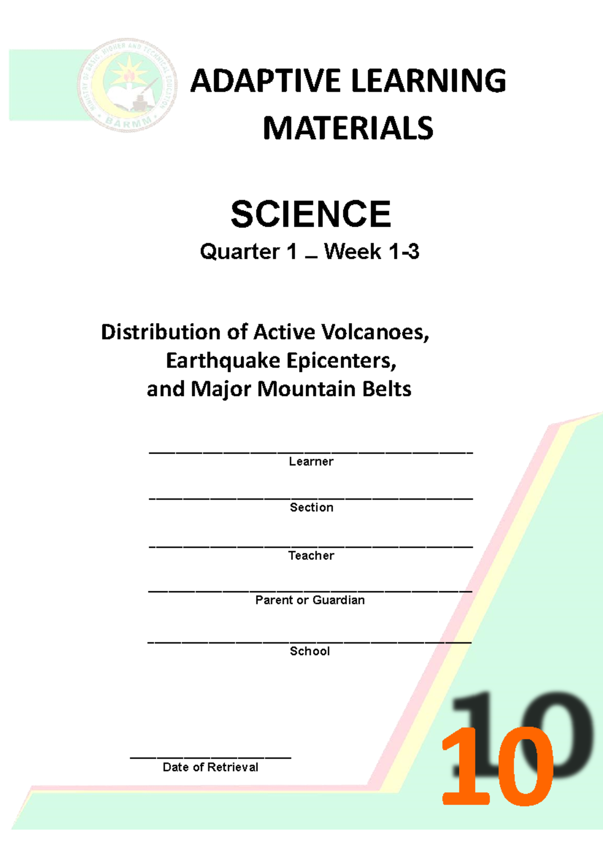 G10 SCI Q1 W1 W3 - This is very helpful - SCIENCE ADAPTIVE LEARNING ...