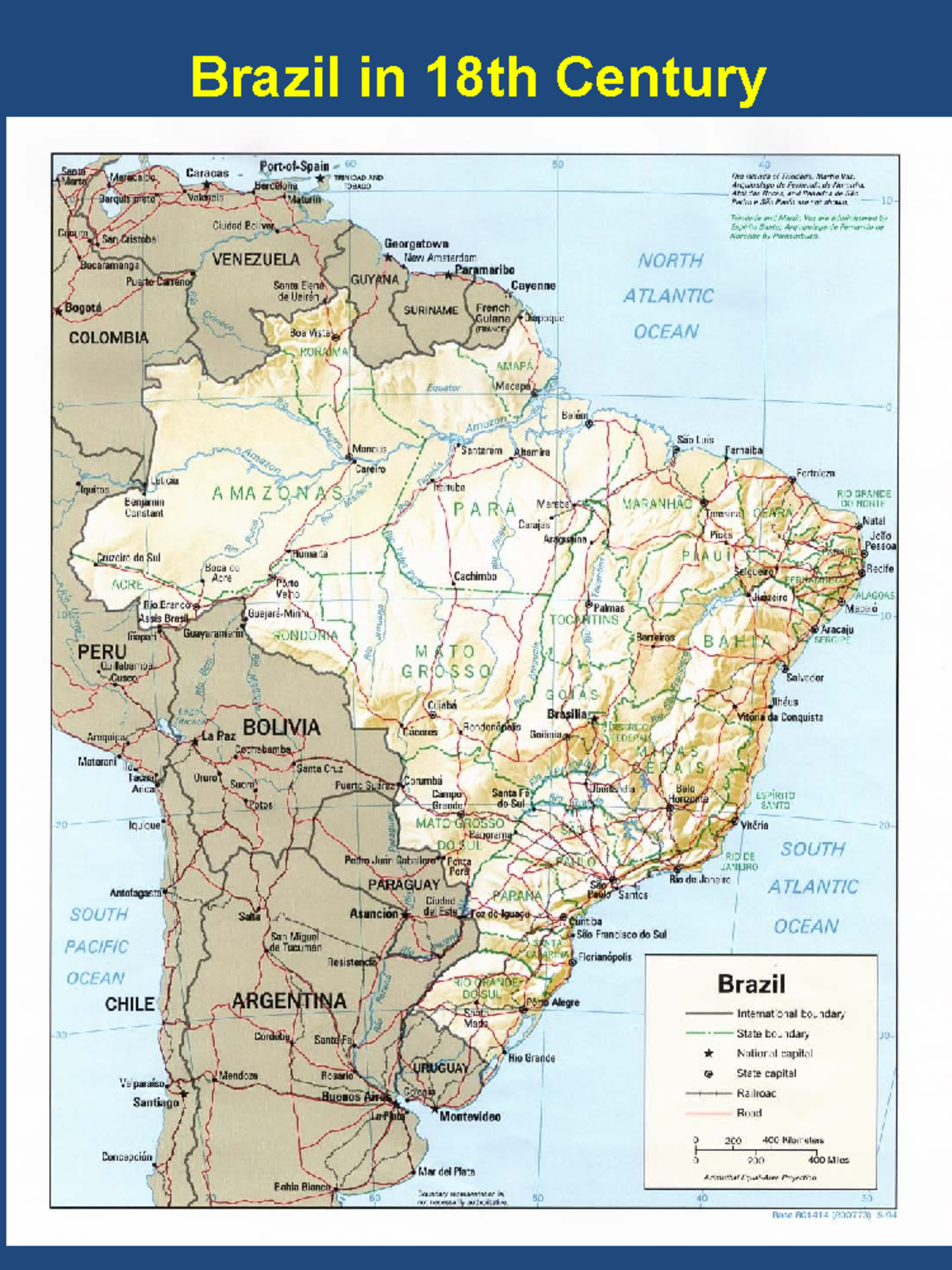 18th Century Brazil - Brazil in 18th Century Brazil in the 1600s ...