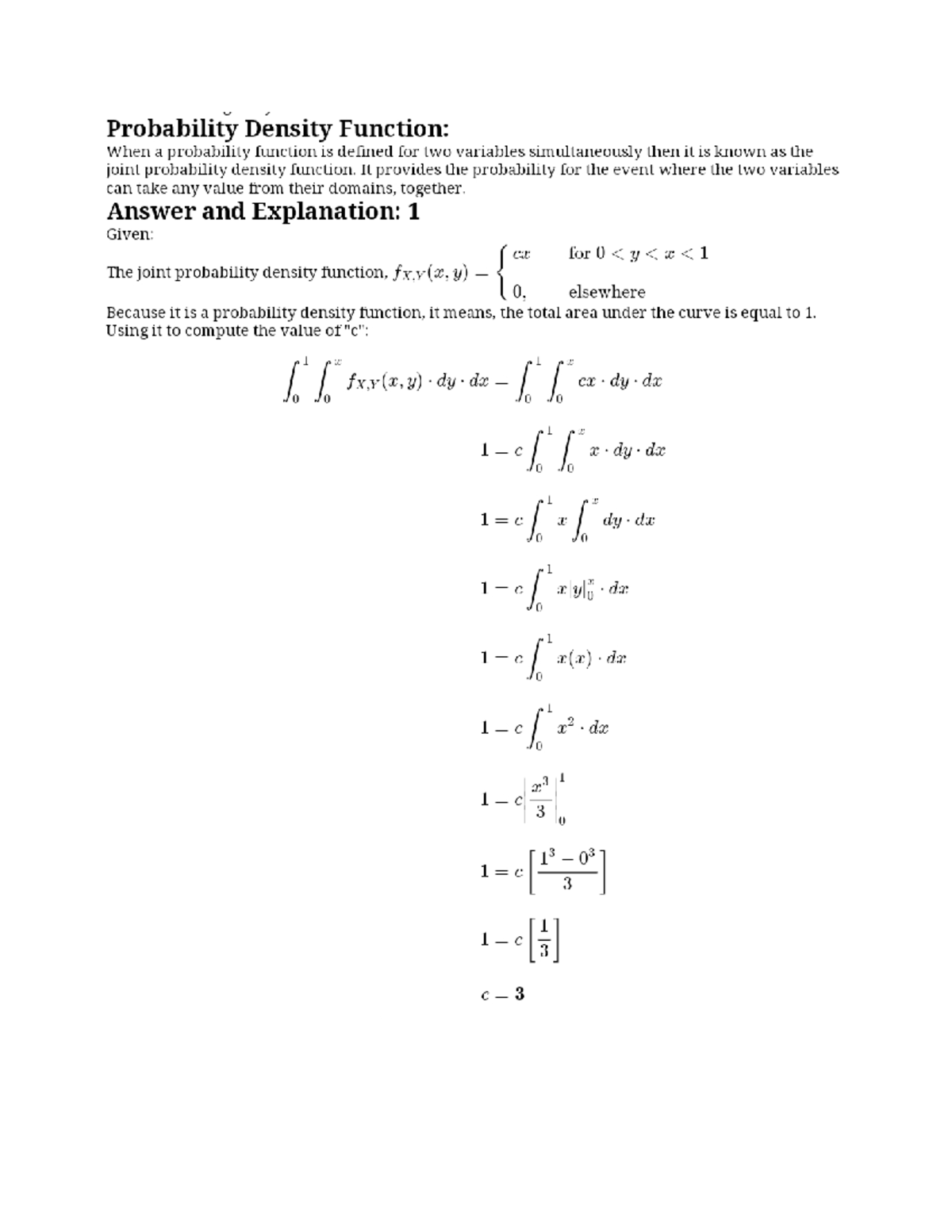 We Model Two Random Variables X and Y - economics - Studocu