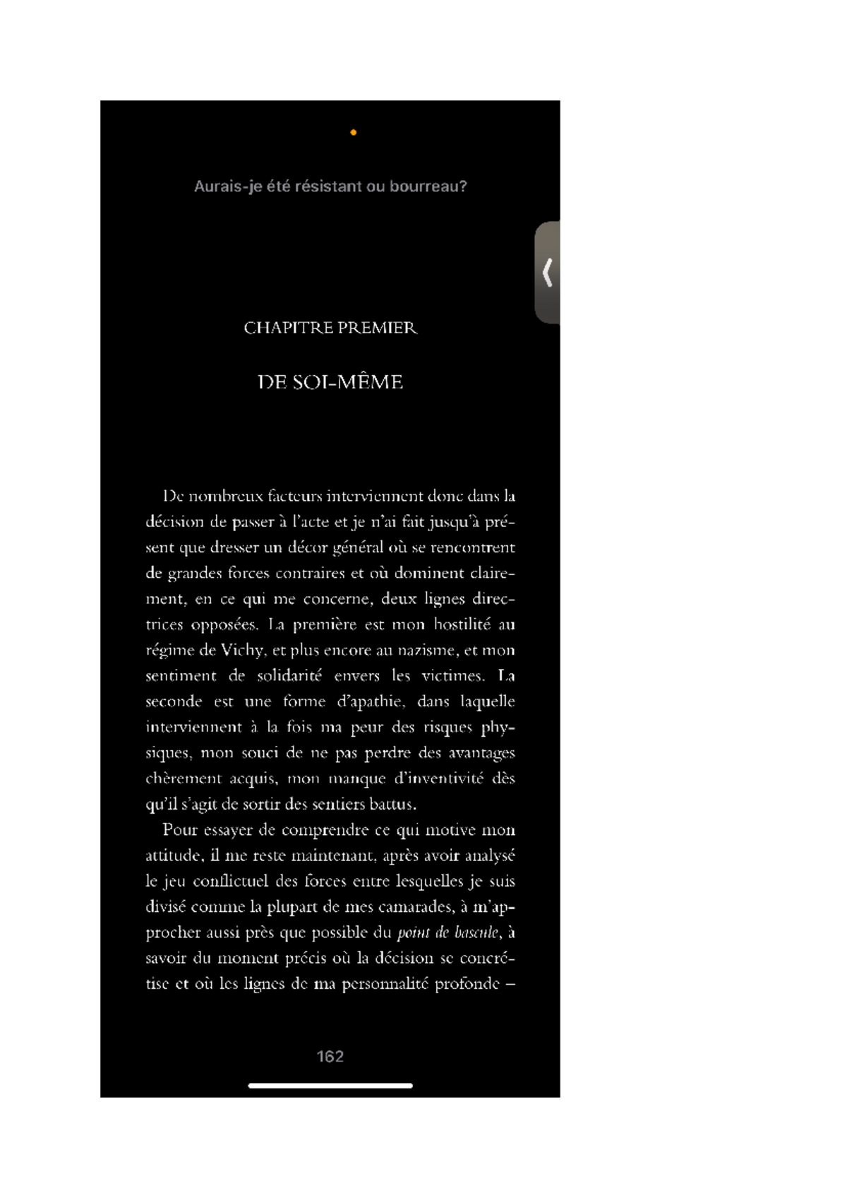 Section 4 chapitre 1 et 2 - été résistant ou bourreau? CHAPITRE PREMIER ...
