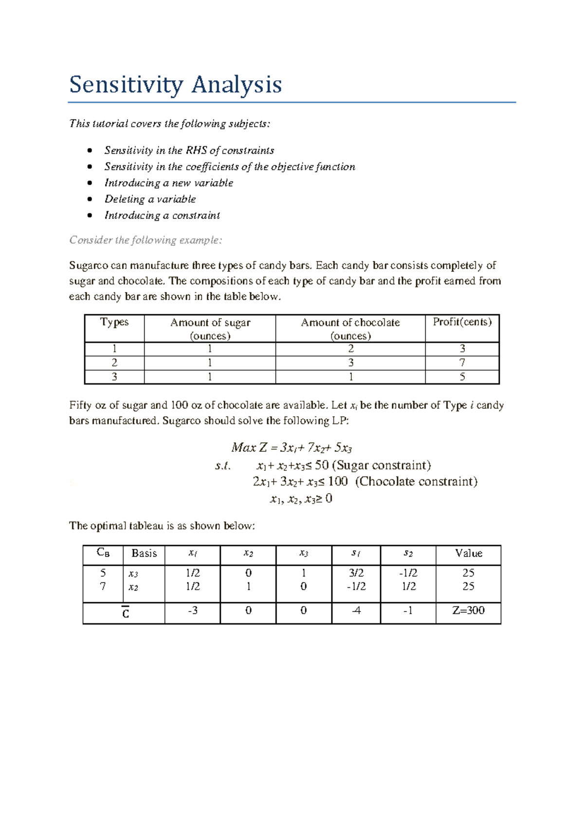 Sensitivity Analysis Step by step Tutorial(Test) - Sensitivity Analysis ...