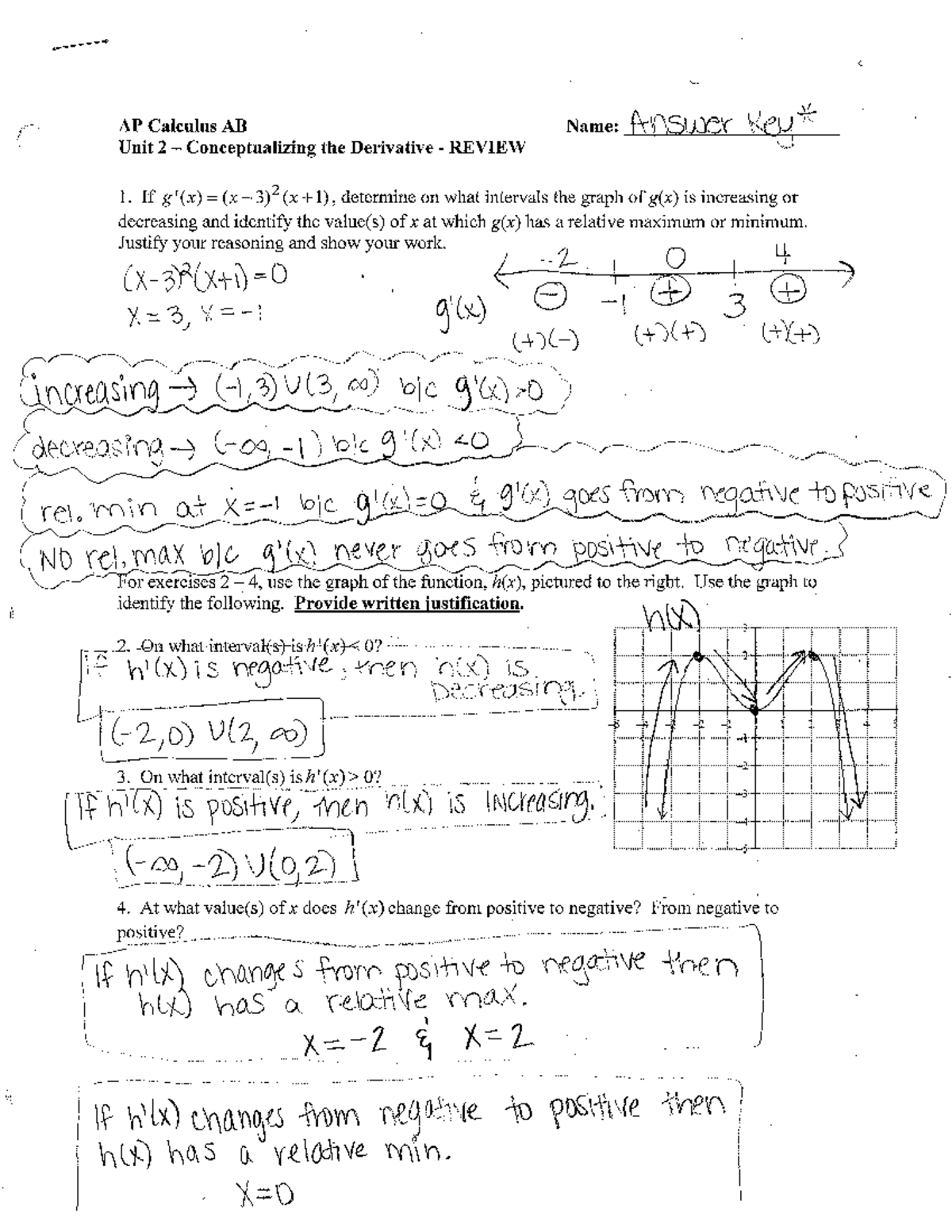 Ap Calc Unit 2 Review Answer Key Psychology Studocu Ap Calc Unit 2 Review Answer Key Psychology Studocu
