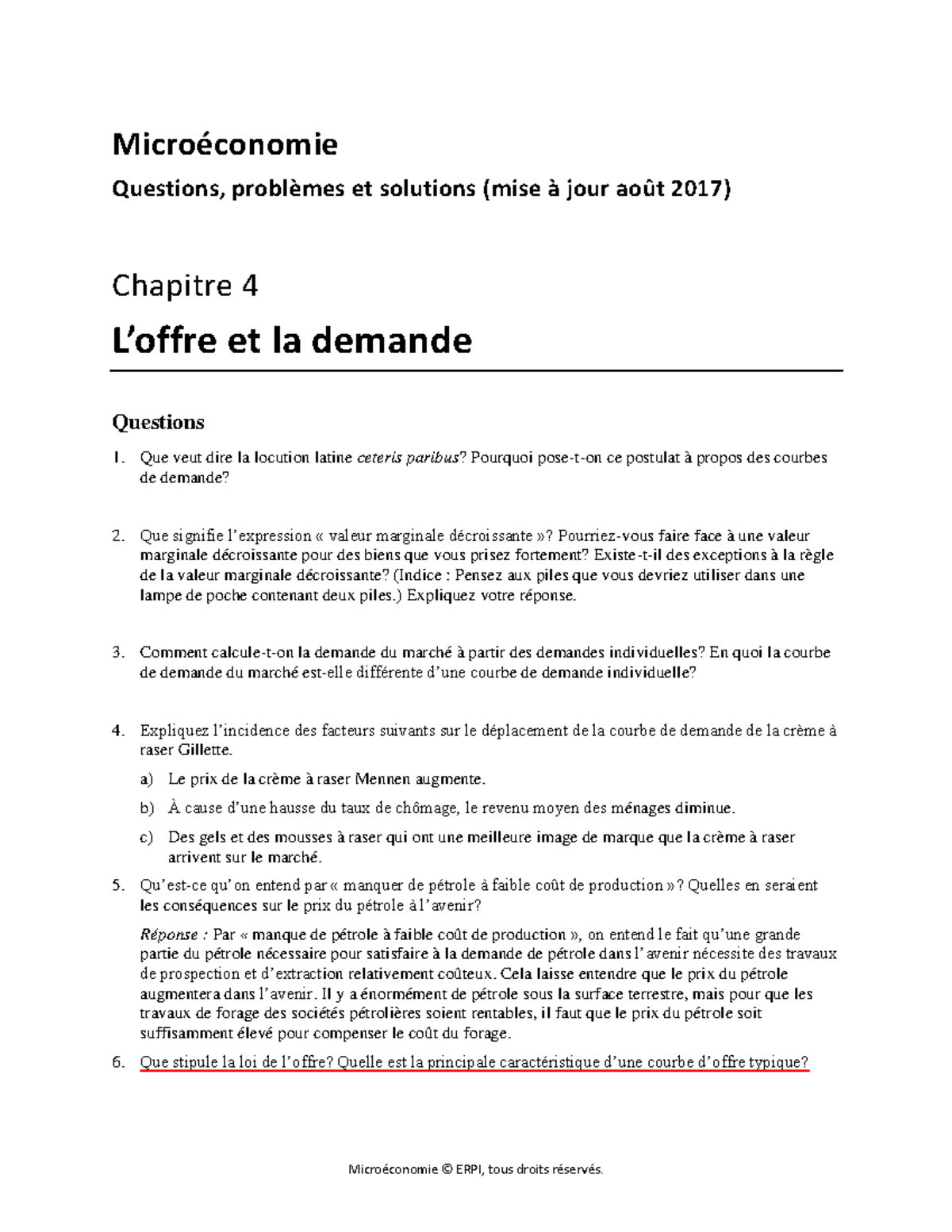 Acemoglu micro-macro ch04 solutionnaire Publié - Microéconomie Questions, problèmes et solutions ...