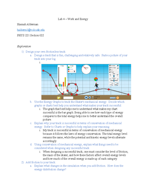 Lab 3 - Applications of Newton’s Laws - Lab 3 Applications of Newton’s ...