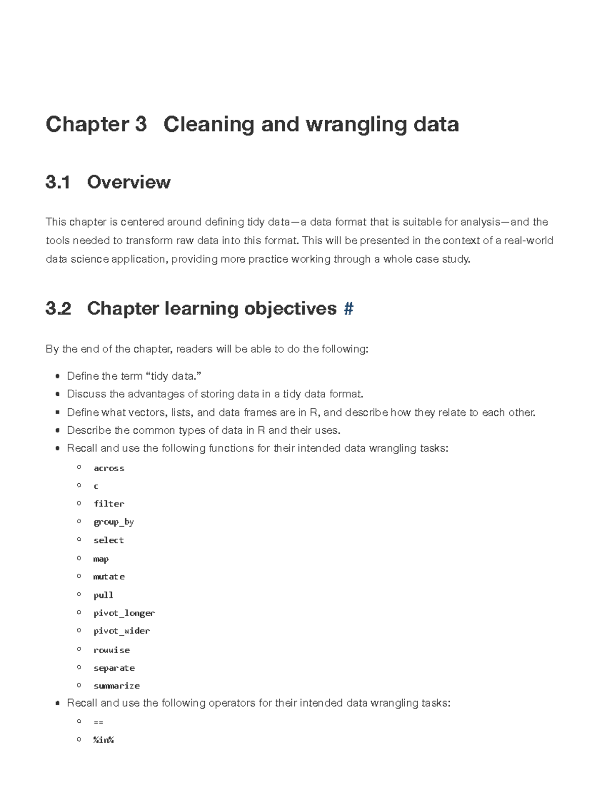 Chapter 3 Cleaning And Wrangling Data Data Science Chapter 3 Cleaning And Wrangling Data 3