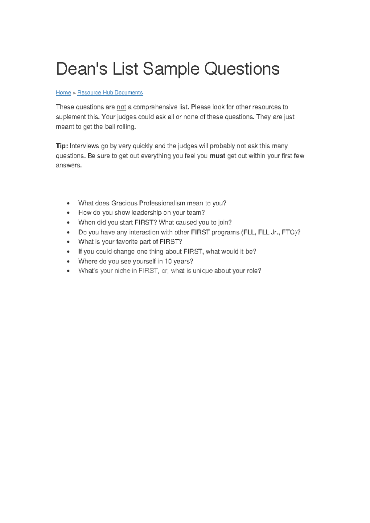 Dean's list sample questions origin - Dean's List Sample Questions Home ...