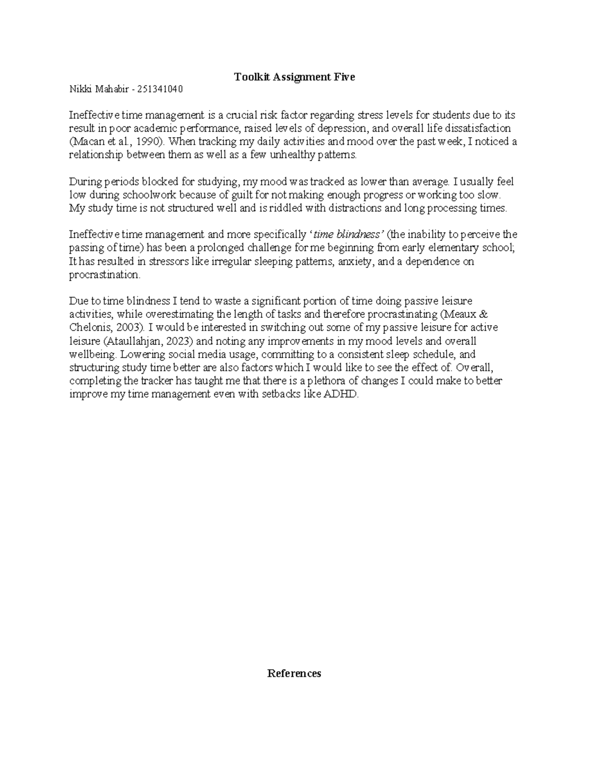 Toolkit Assignment Five - Toolkit Assignment Five Nikki Mahabir ...