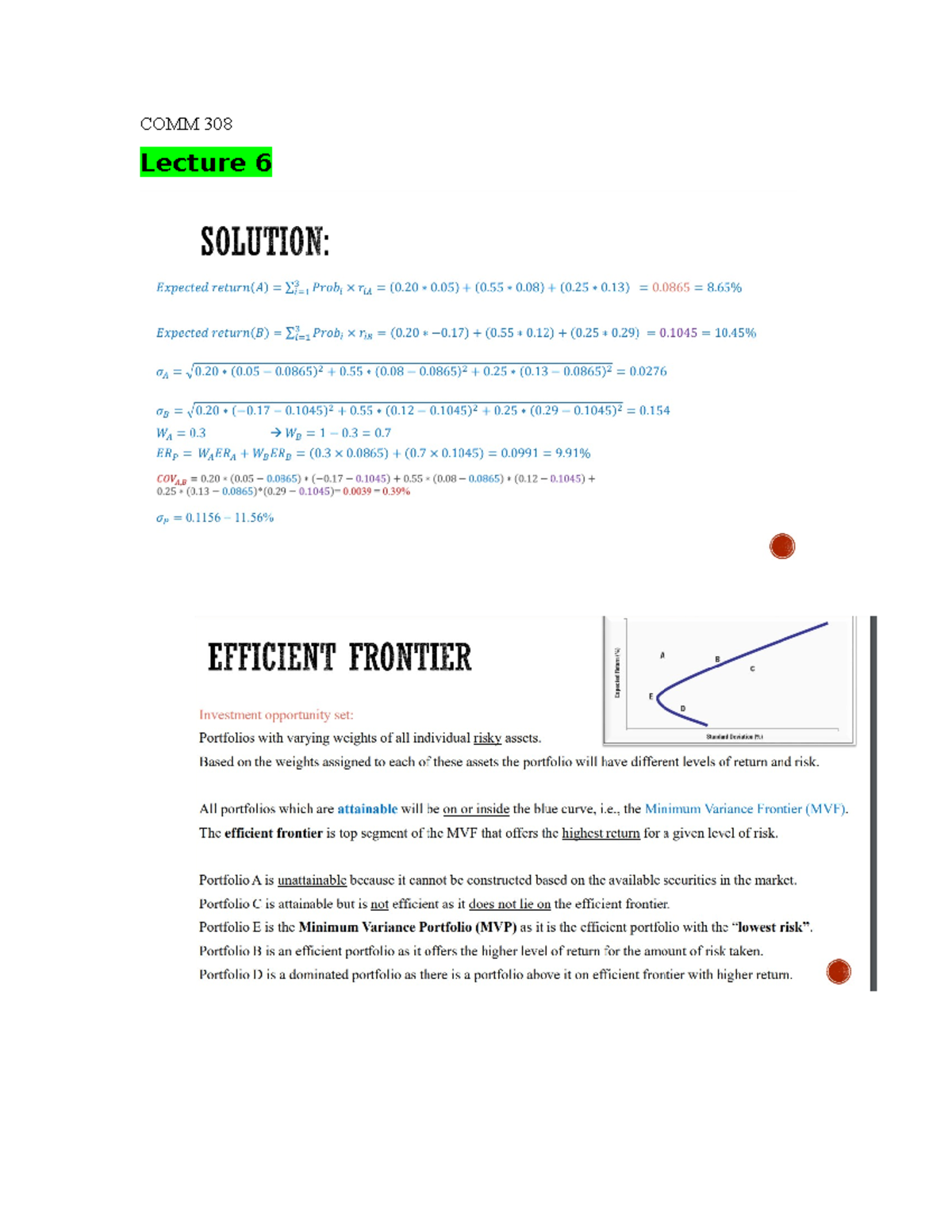 Notes Midterm to Final - COMM Lecture Lecture Lecture Theory (from the ...