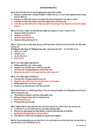 [Solved] Gi s nn kinh t t mc ton dng nhn cng v ng tng cung l ng thng ng - Kinh Tế Vĩ Mô - Studocu