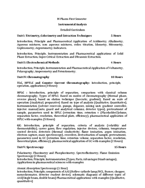 Instrumentation manual - Studocu