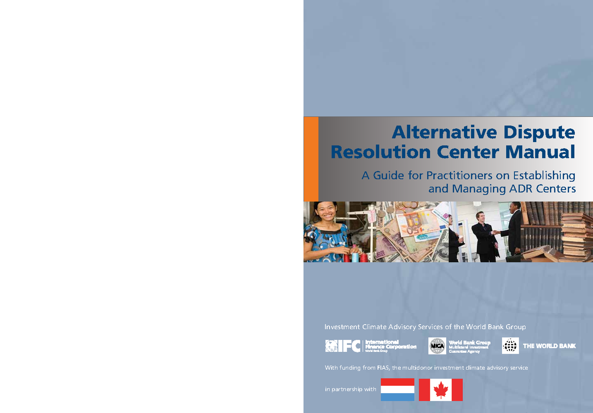 A Guide for Practitioners on Establishing - Alternative Dispute ...